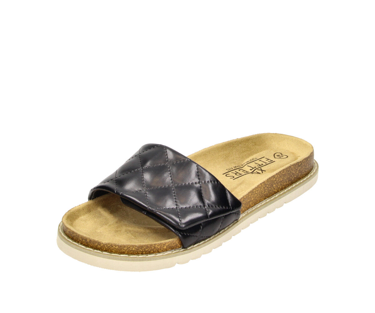 Jade in Black - Damen Slipper – XL Fitters