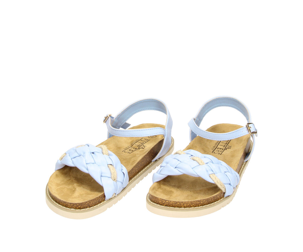 Jeanne in Light Blue - Damen Sandale – XL Fitters